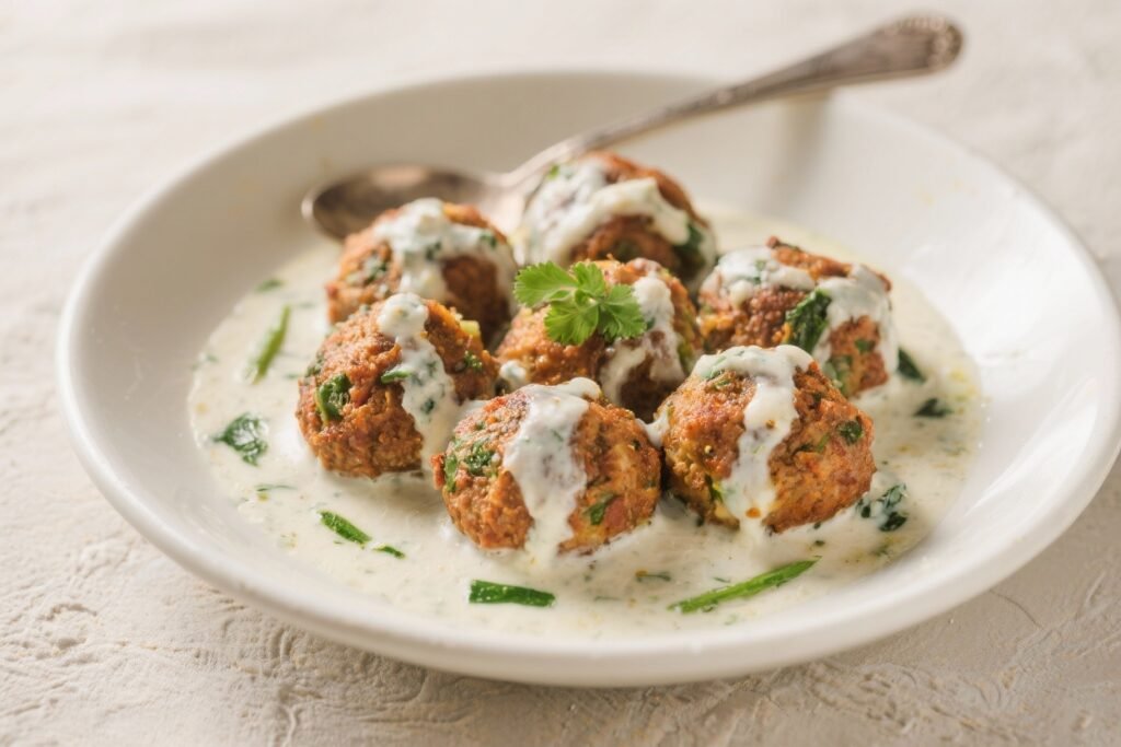 Malai Kofta (Vegetable/Cheese Dumplings in White Gravy) – A Creamy ...