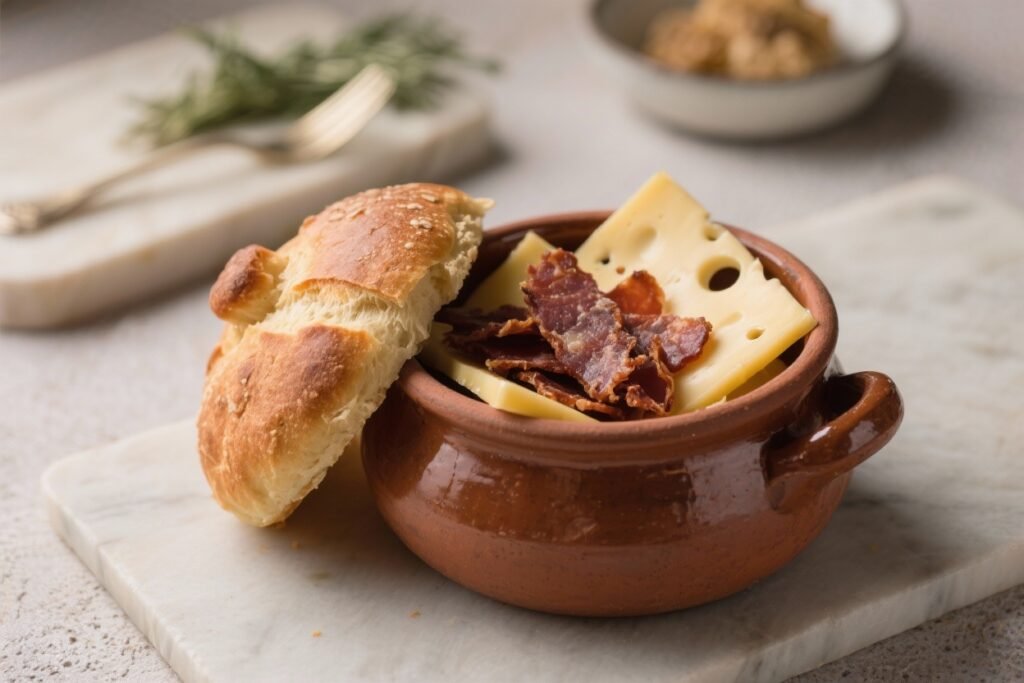 Cheese and Biltong Pot Bread – A Comforting, Savory Loaf for Sharing ...
