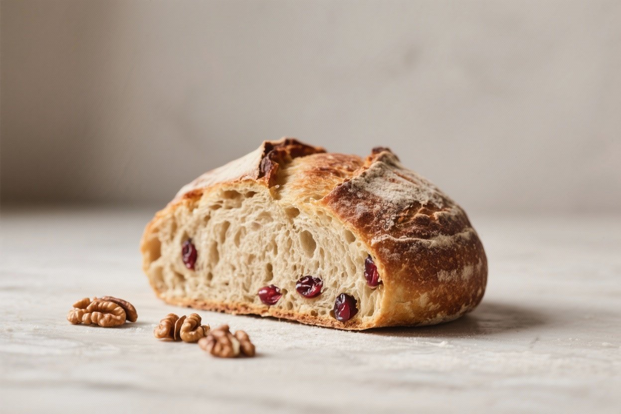 Cranberry Walnut Sourdough – A Rustic, Fruity Loaf With Crunch - Whaley ...