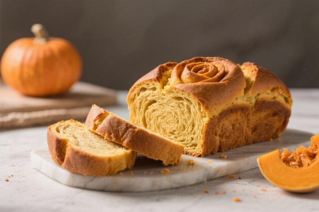 Pumpkin Rose Bread – Soft, Fragrant, and Beautifully Shaped - Whaley Cooks