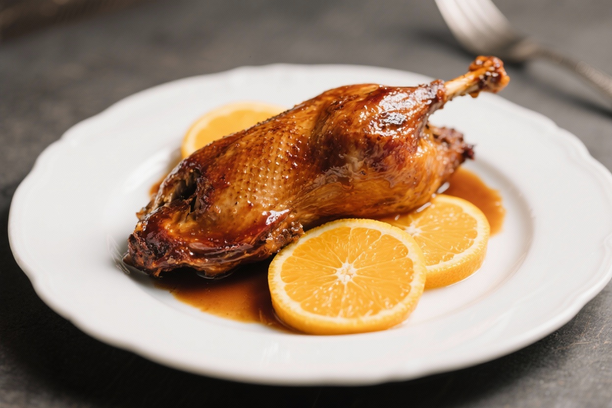 Duck à l’Orange (Roast Duck with Orange Glaze) – A Classic, Crisp, and Bright Roast - Whaley Cooks
