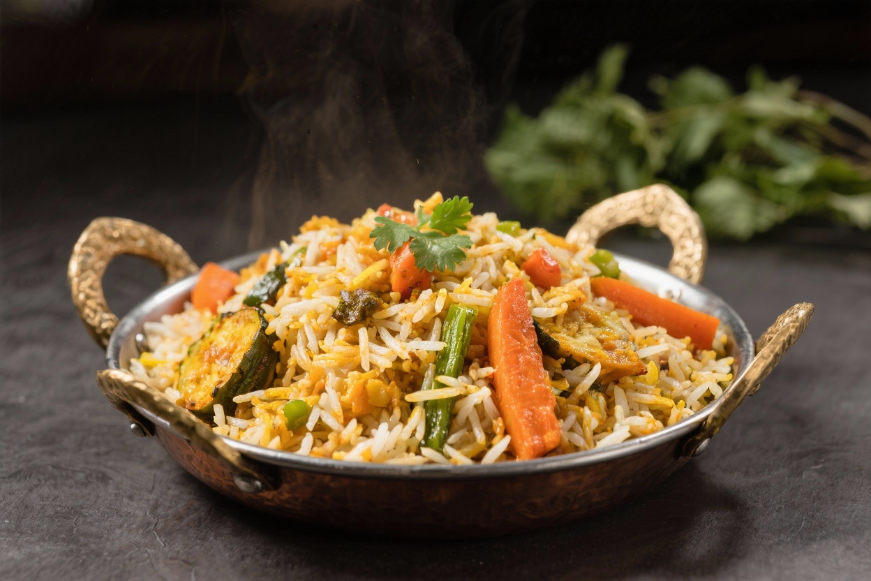 Vegetable Biryani (Hyderabadi Style) – Fragrant, Layered, and Comforting - Whaley Cooks