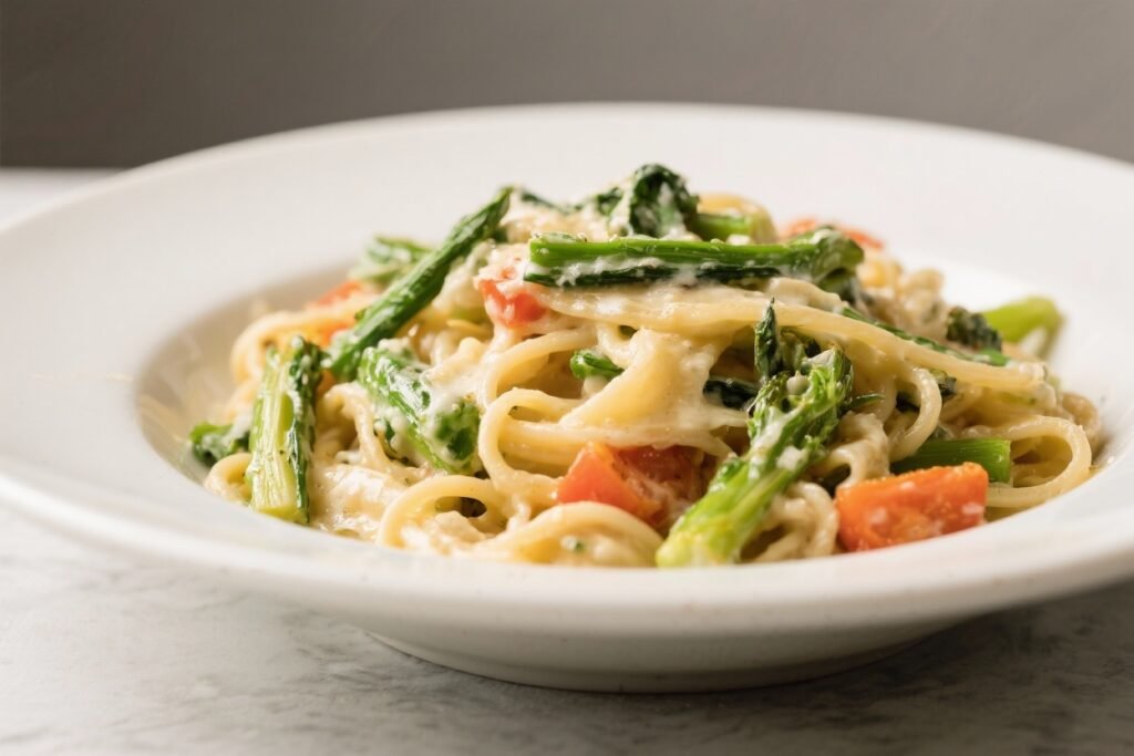 Spring Vegetable Carbonara – A Bright, Creamy Pasta for Any Night ...