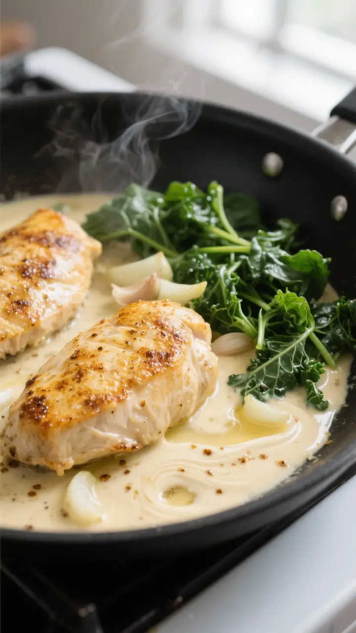 Dijon Chicken With Spring Greens – Bright, Creamy, and Weeknight ...