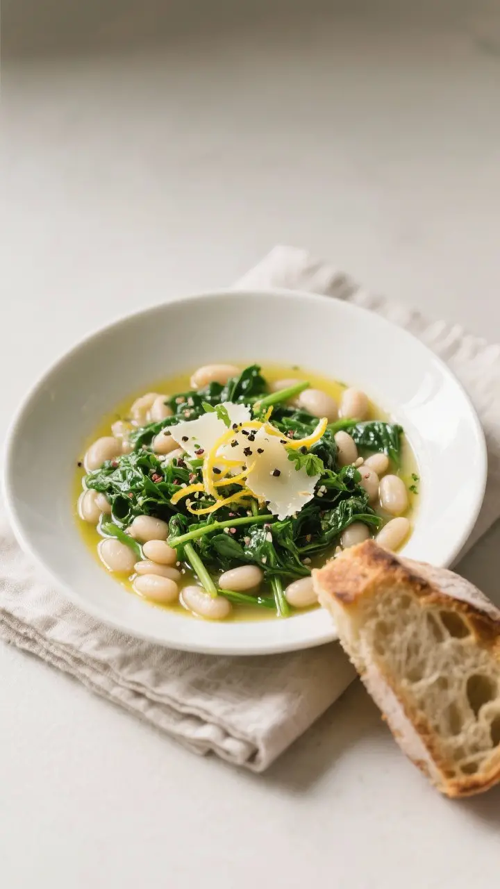 White Bean and Spring Greens Soup – Light, Comforting, and Fresh ...