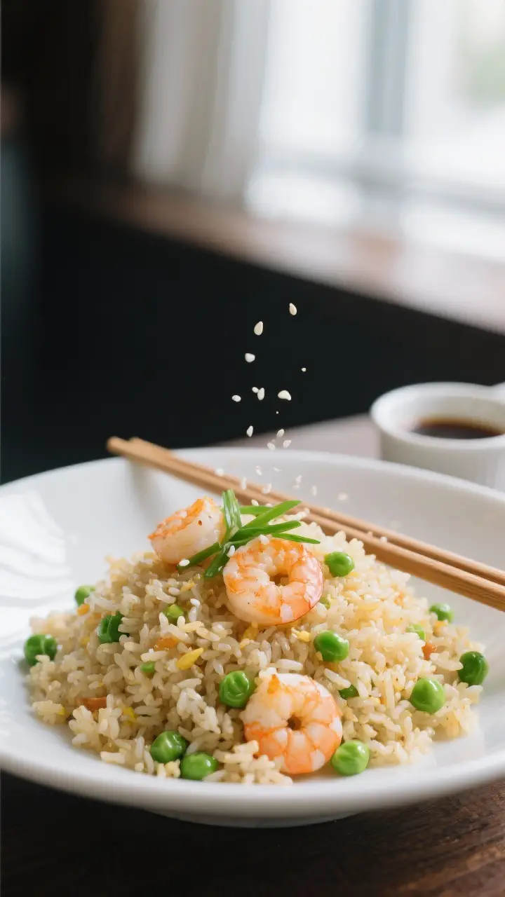 Shrimp Fried Rice With Peas – Simple, Fast, and Satisfying - Whaley Cooks