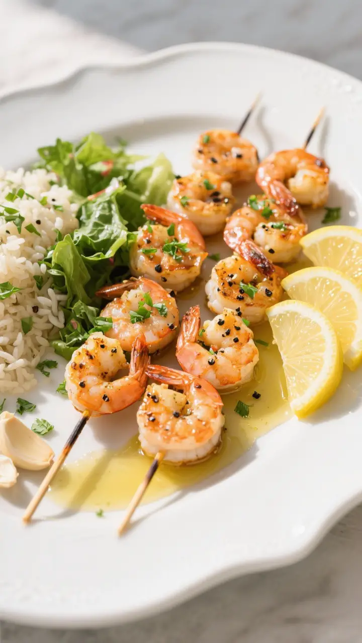 Lemon Pepper Grilled Shrimp Skewers – Bright, Zesty, and Ready in ...