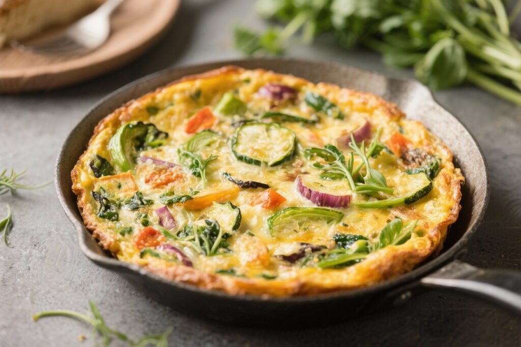 Spring Vegetable Frittata – A Bright, Easy Brunch Favorite - Whaley Cooks