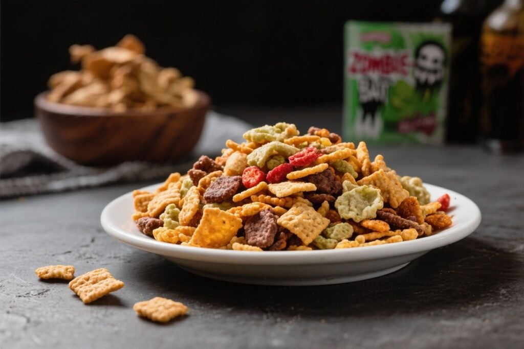 Zombie Bait Chex Mix – A Sweet-and-Salty Halloween Snack - Whaley Cooks