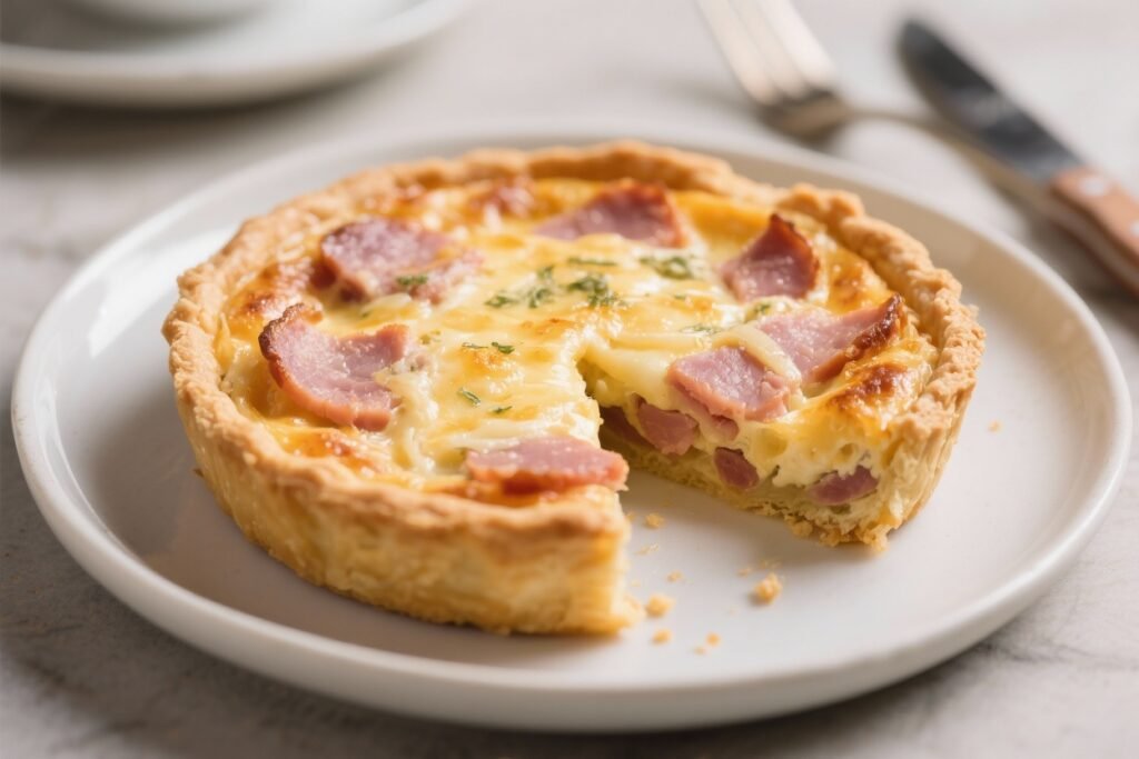 Easy Ham Cheese Quiche Recipe – A Comforting Classic You Can Make ...