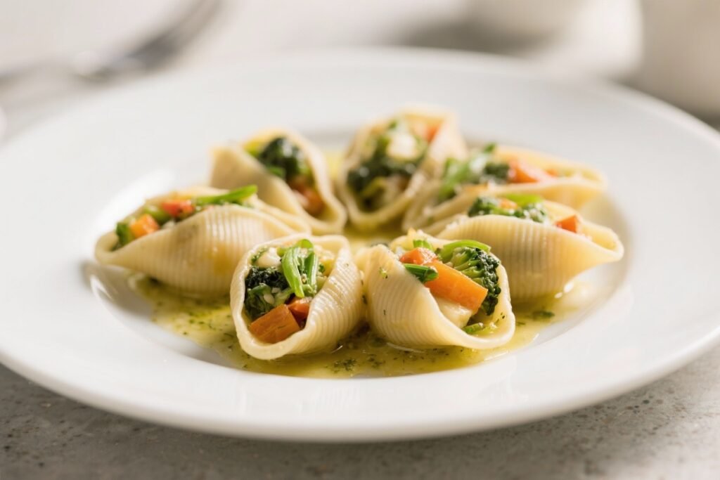 Spring Vegetable Stuffed Shells – A Fresh, Comforting Pasta Bake ...